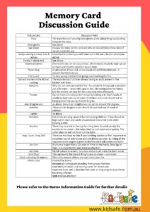 Discussion Guide_memory | kidsafe Australia