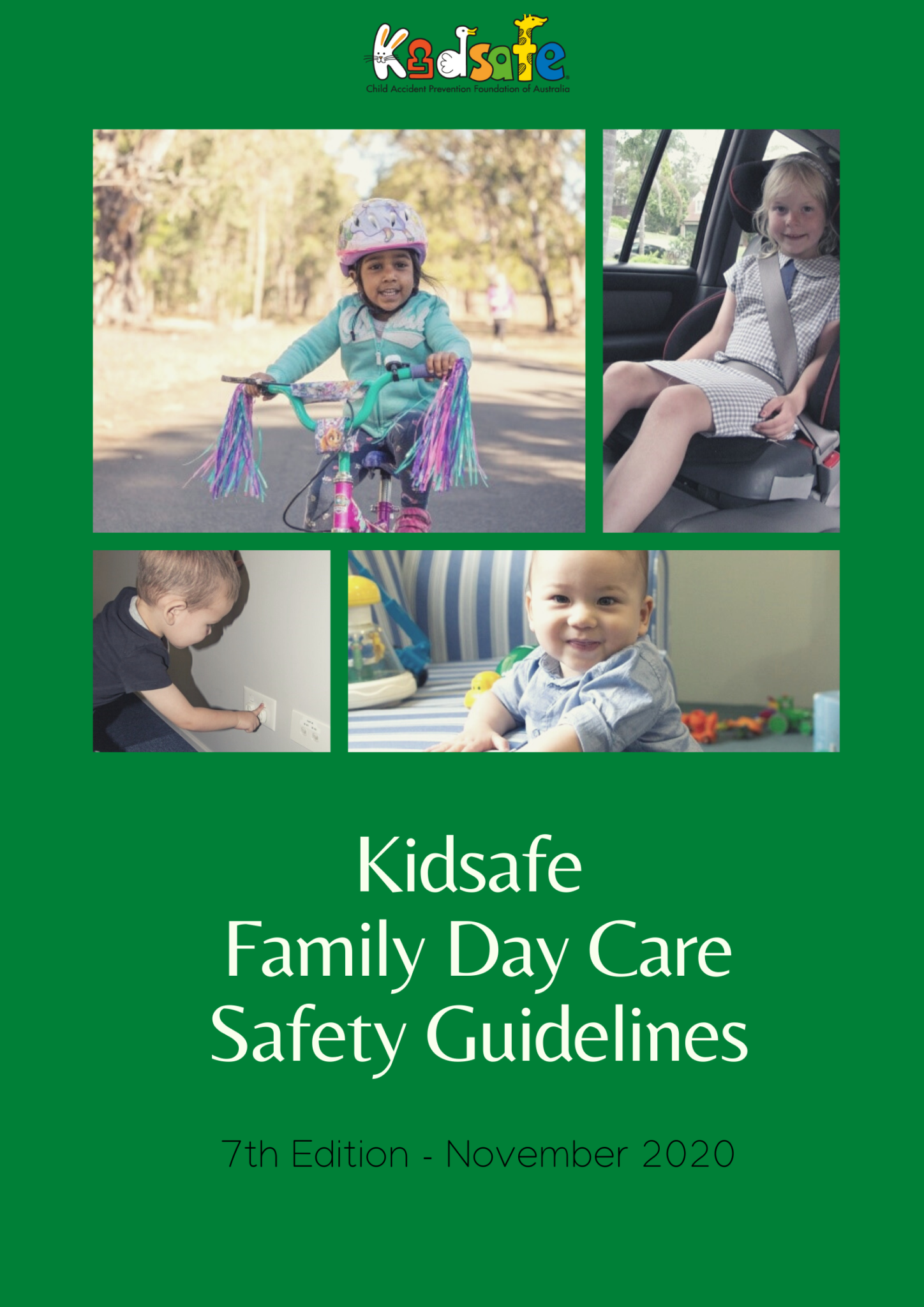 Kidsafe Family Day Care Safety Guidelines cover | kidsafe Australia